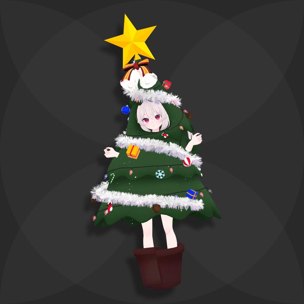 [VRchat] Christmas tree - qpandorap - BOOTH