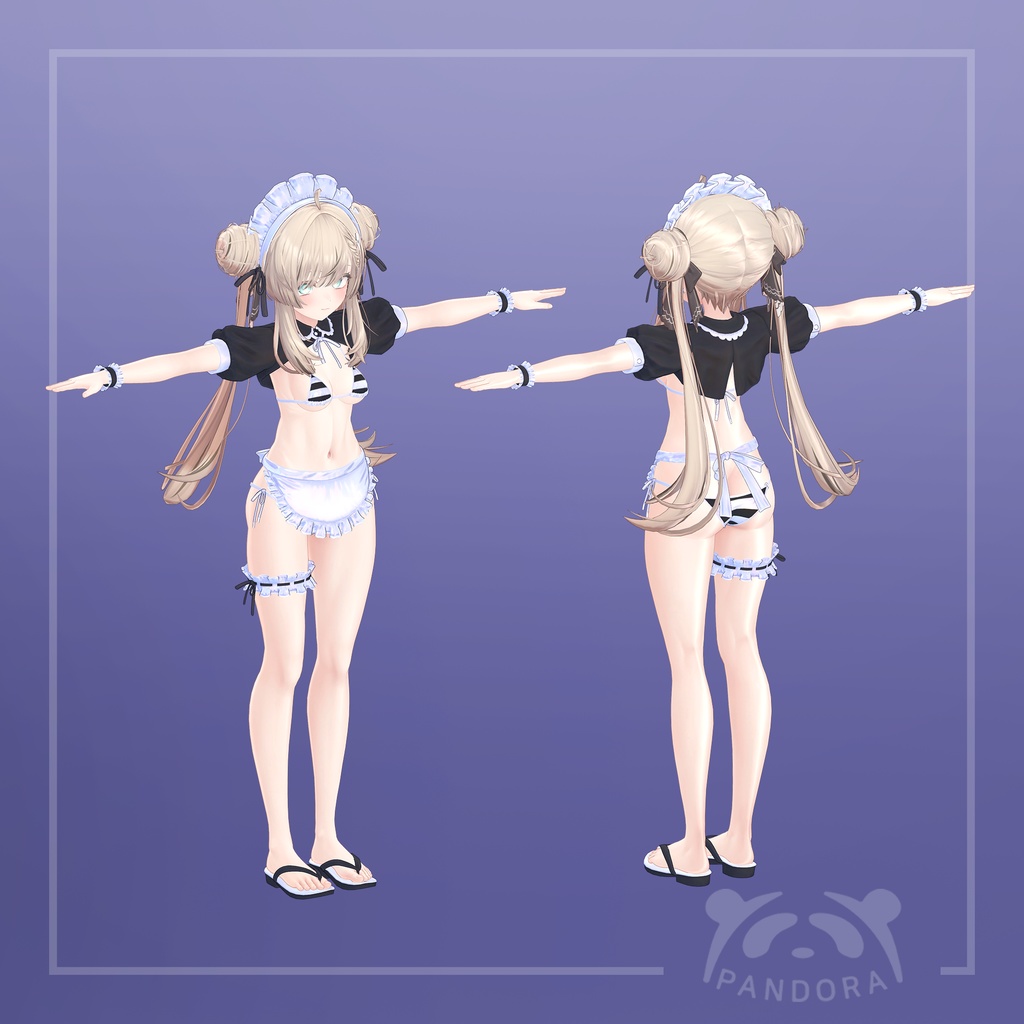 [VRchat] Clover Sunmaid - qpandorap - BOOTH