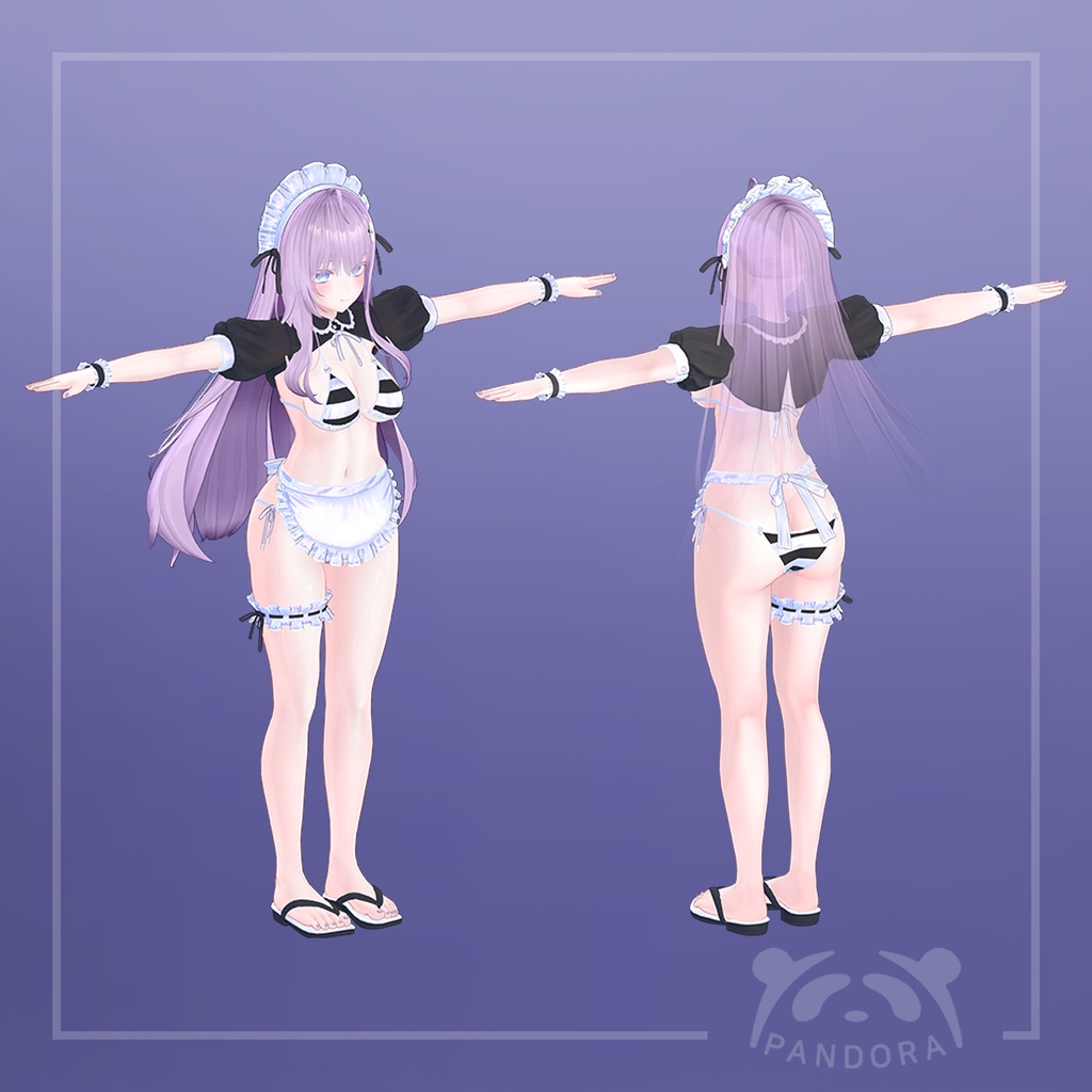 [VRchat] Clover Sunmaid - qpandorap - BOOTH