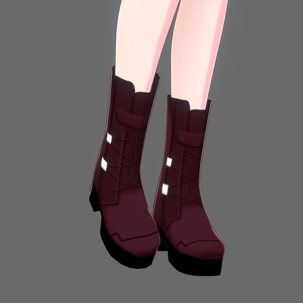 [Vroid] Combat Boots - Achoow - BOOTH