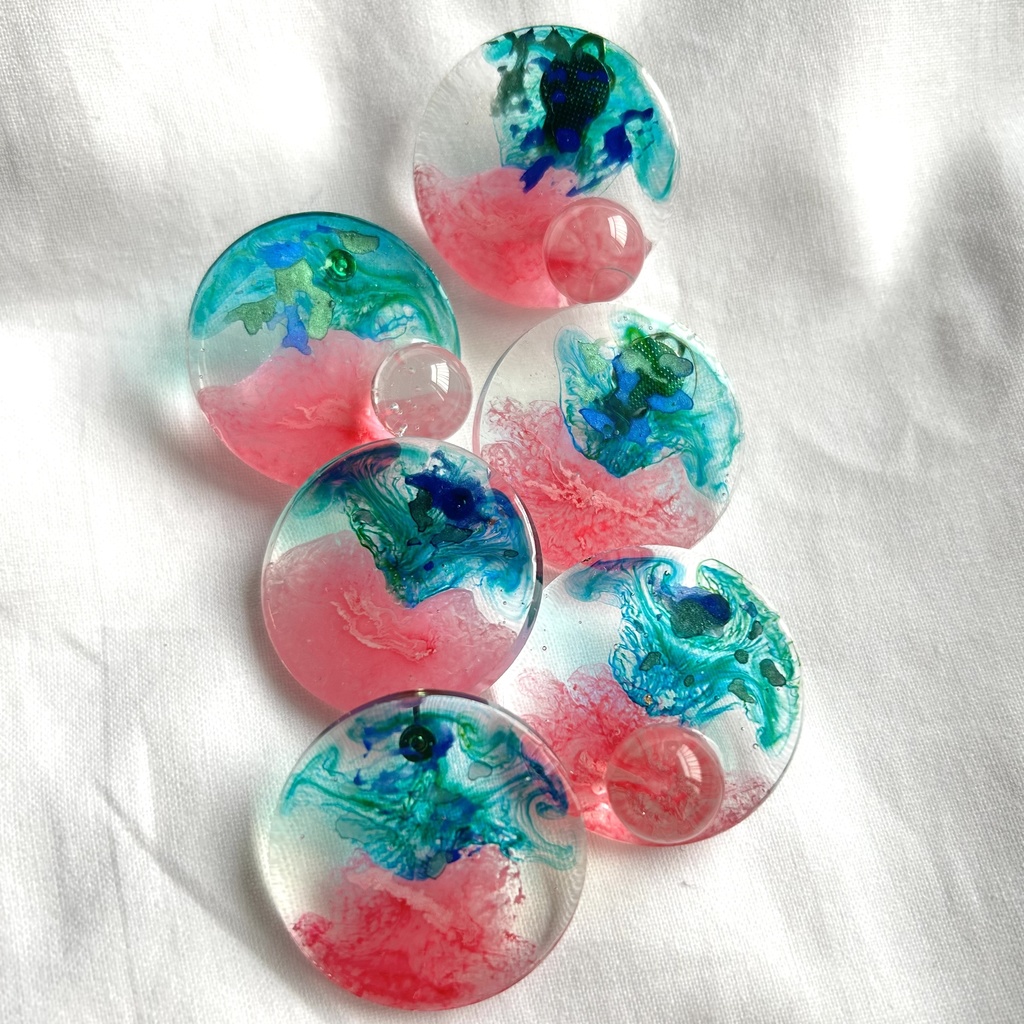 オーダー SUI SAI 大ぶりイヤリングand ピアス - .M -online - BOOTH