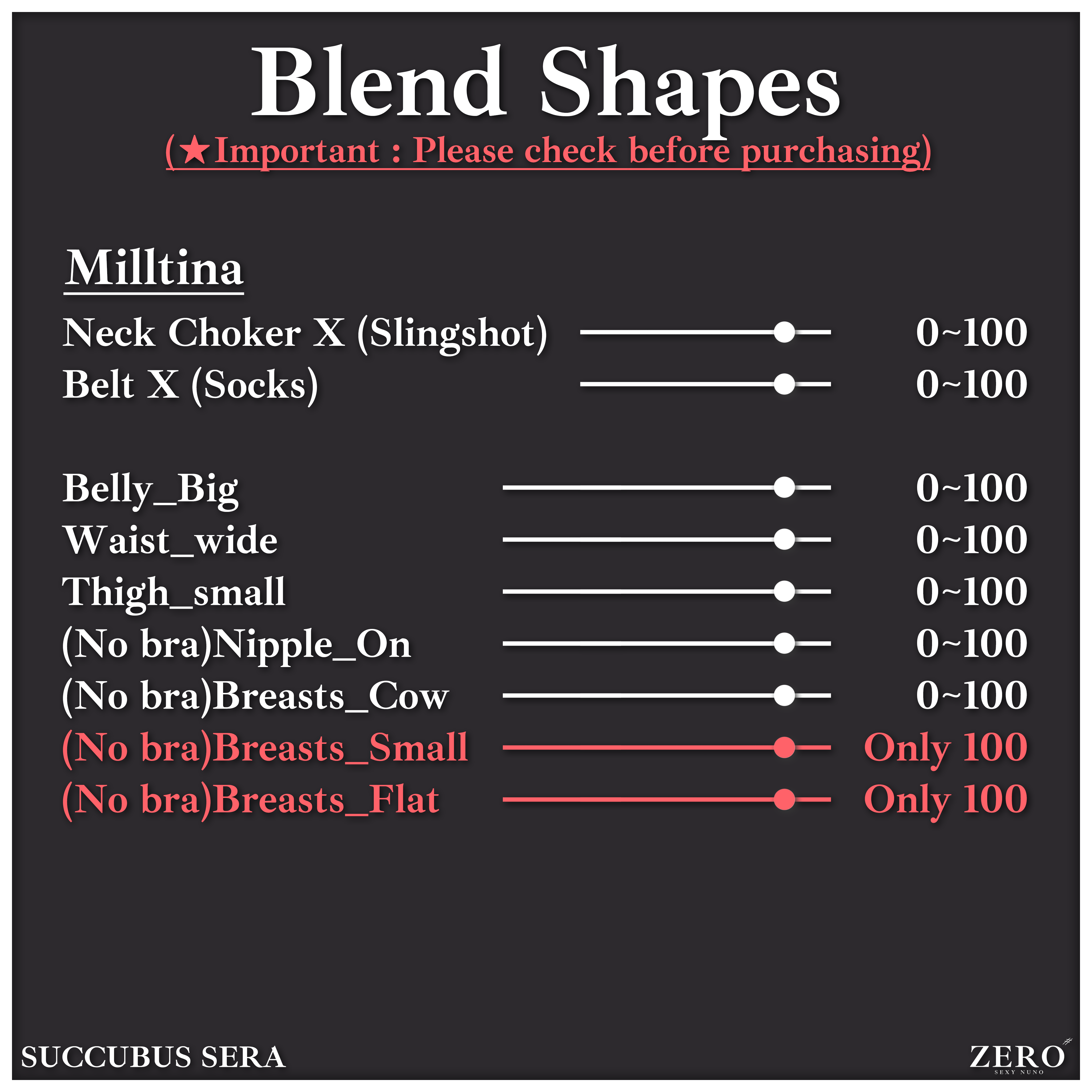 【Succubus Sera】 - ZERO# - BOOTH