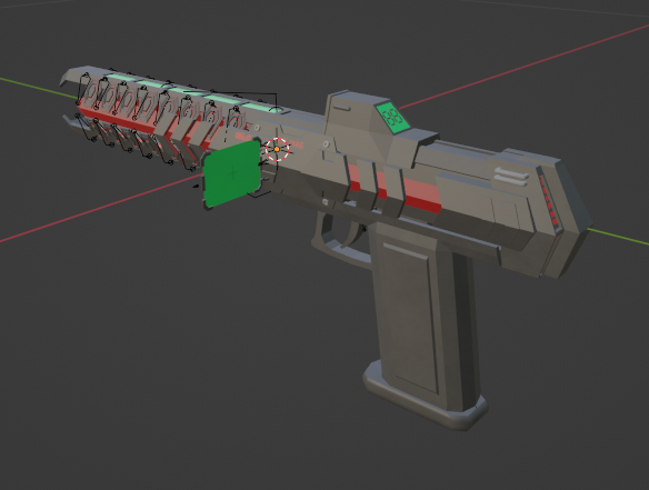 【VRChat想定】 Original RailGun Mk.G.s S.E MAG 《BlackConger》【3Dモデル ...