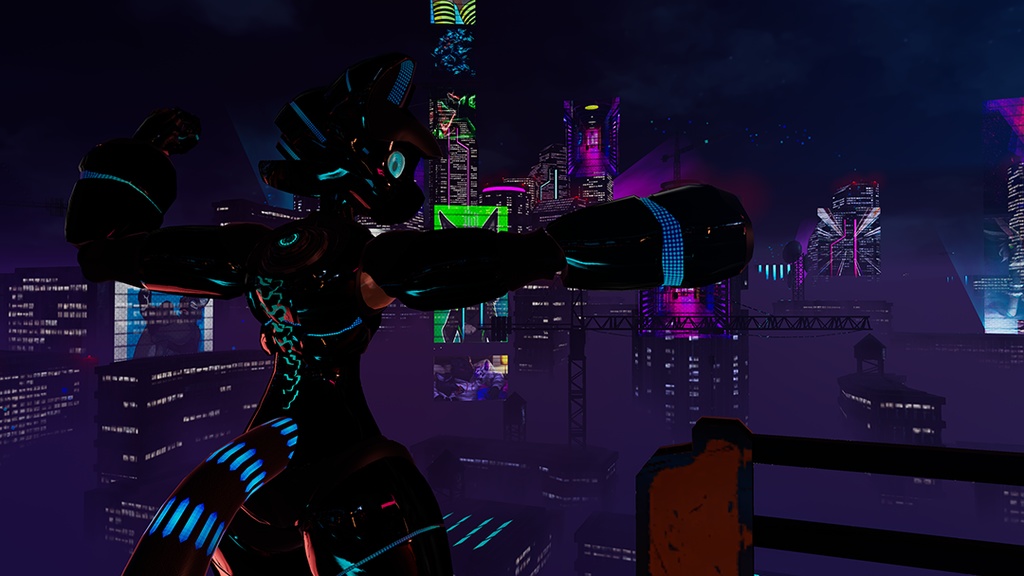 Nekoid Robot Avatar [ VRChat ] - MekaMart - BOOTH