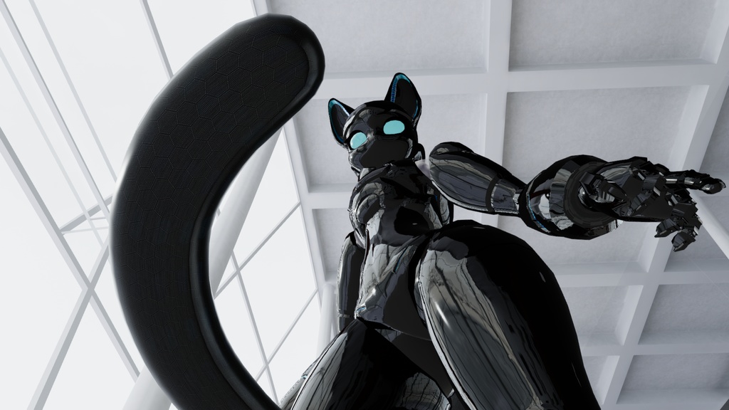 Nekoid Robot Avatar [ VRChat ] - MekaMart - BOOTH