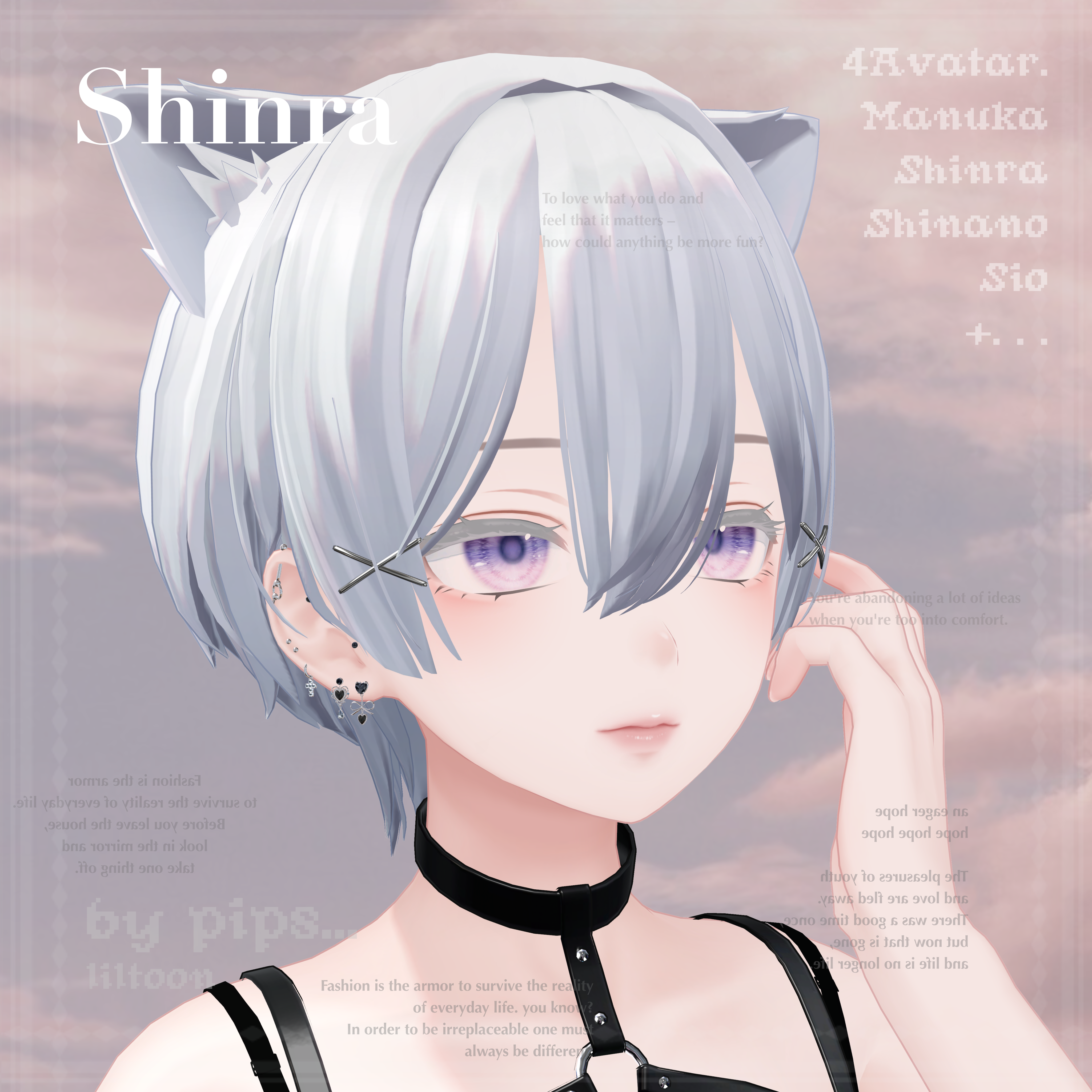 【4アバター対応】Sweet Venom♰🖤 - pips - BOOTH