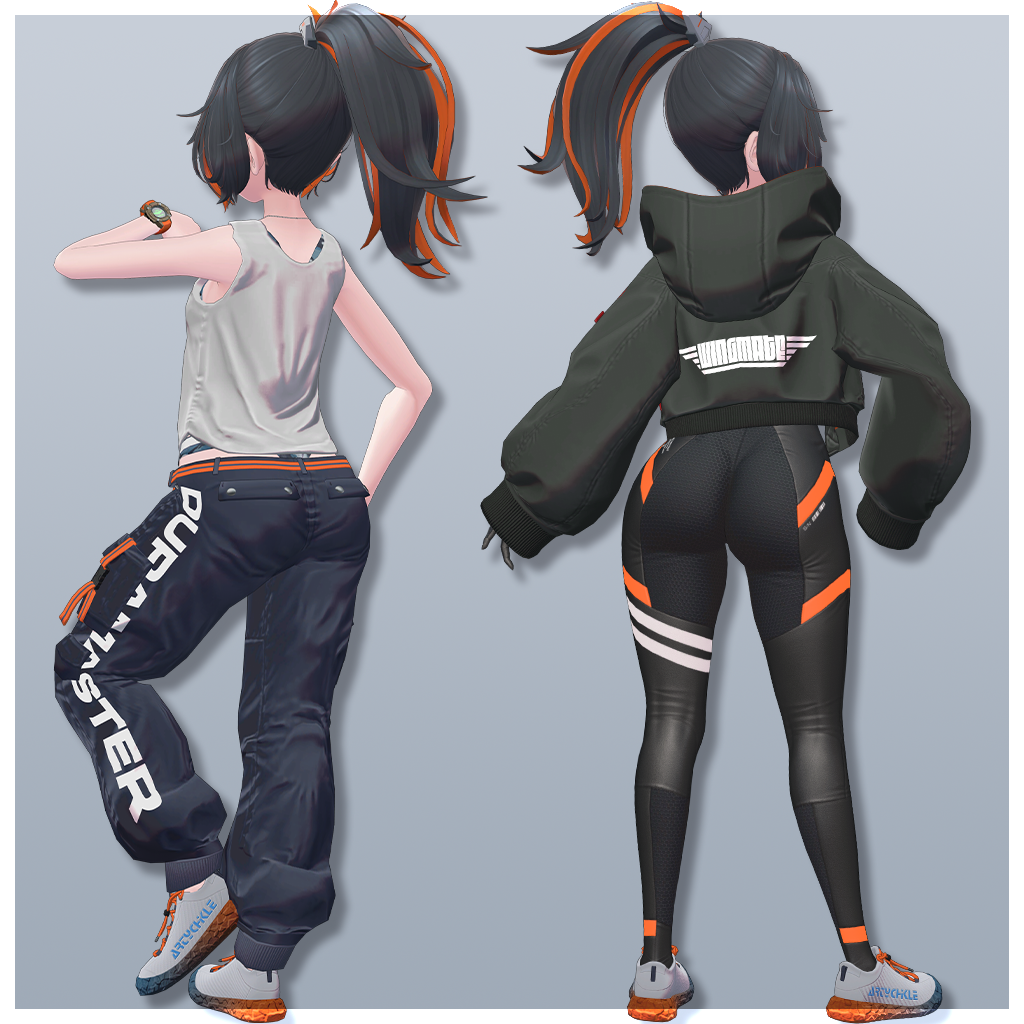 VRChat向けオリジナル3Dモデル「Wolfram」Quest Resonite対応 - FLASTORE - BOOTH