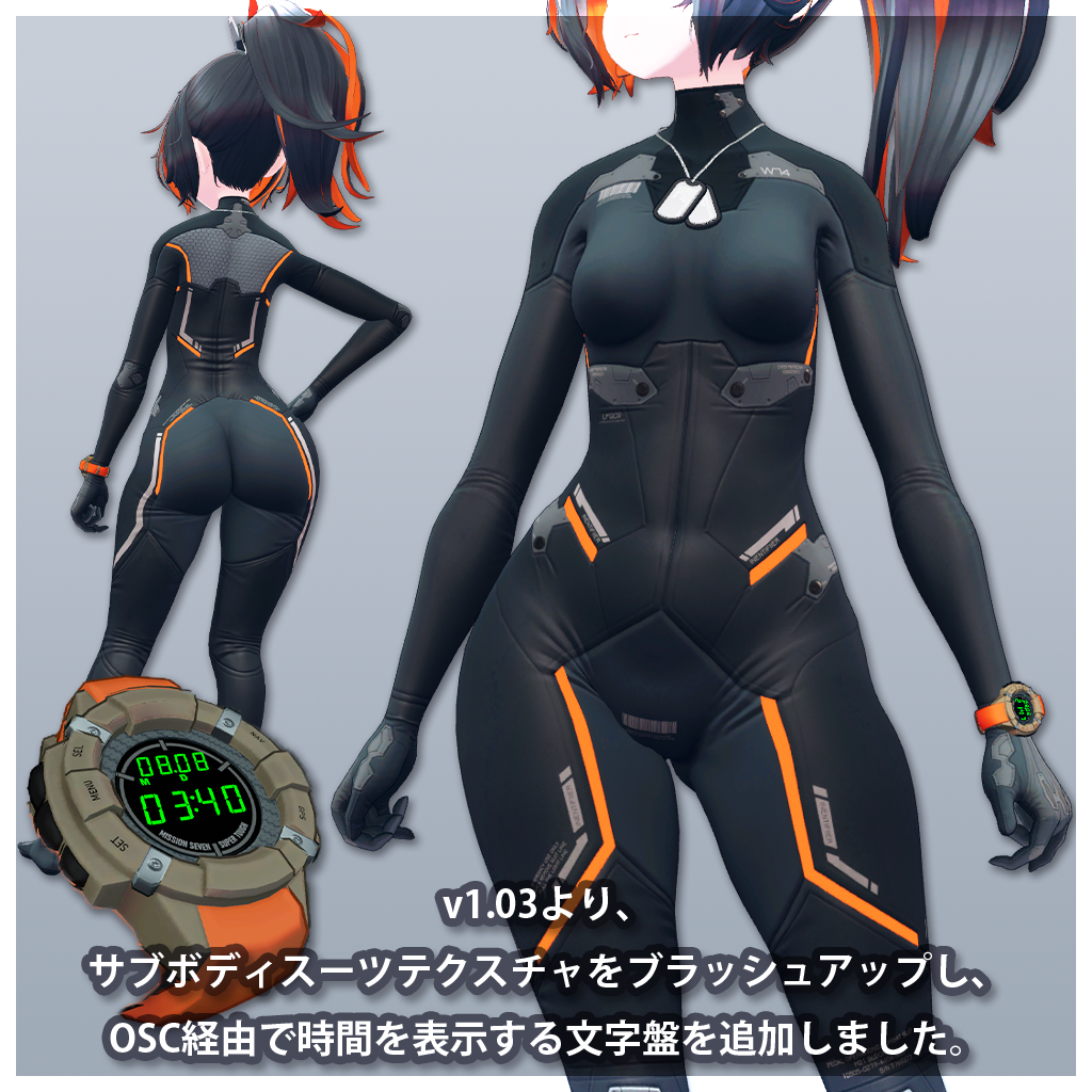 VRChat向けオリジナル3Dモデル「Wolfram」Quest Resonite対応 - FLASTORE - BOOTH