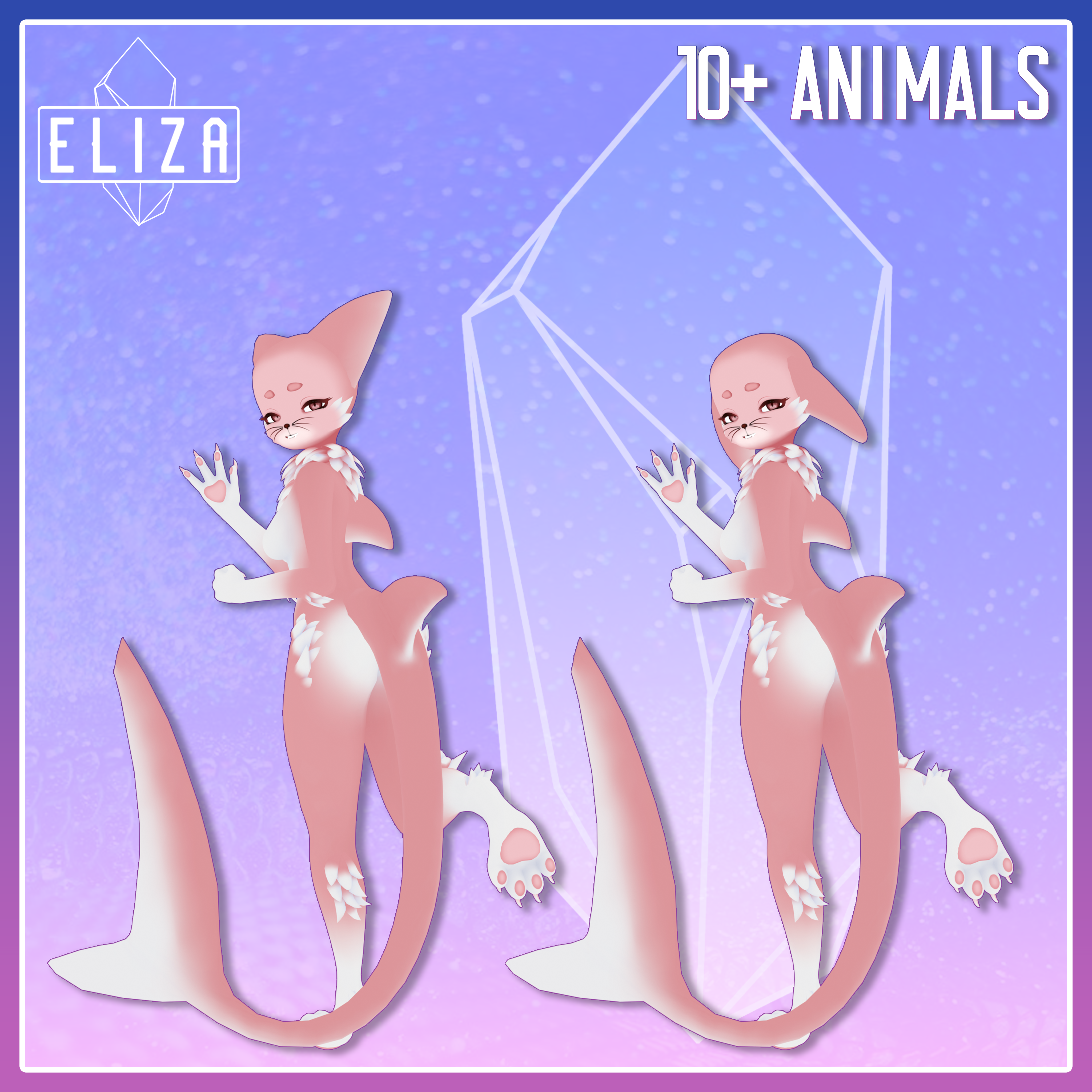 Fuzzy Base V2 [VRChat Base Model] - ElizaByteVR - BOOTH