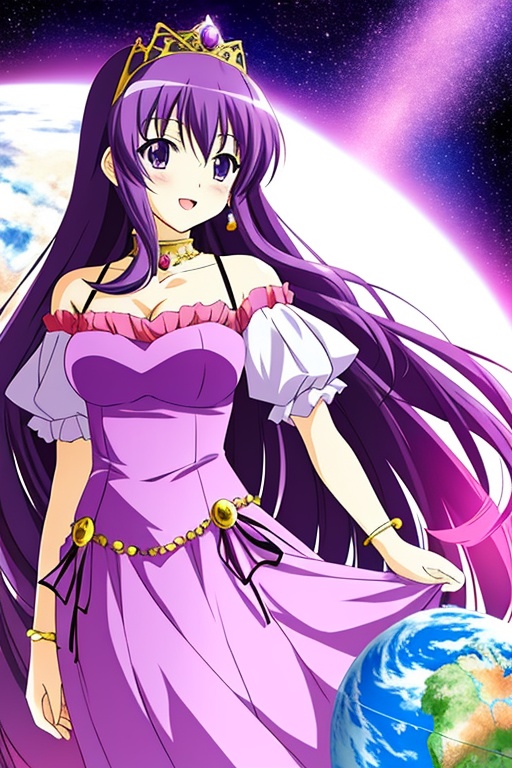 紫髪のプリンセスと小さな地球 - haruto - BOOTH