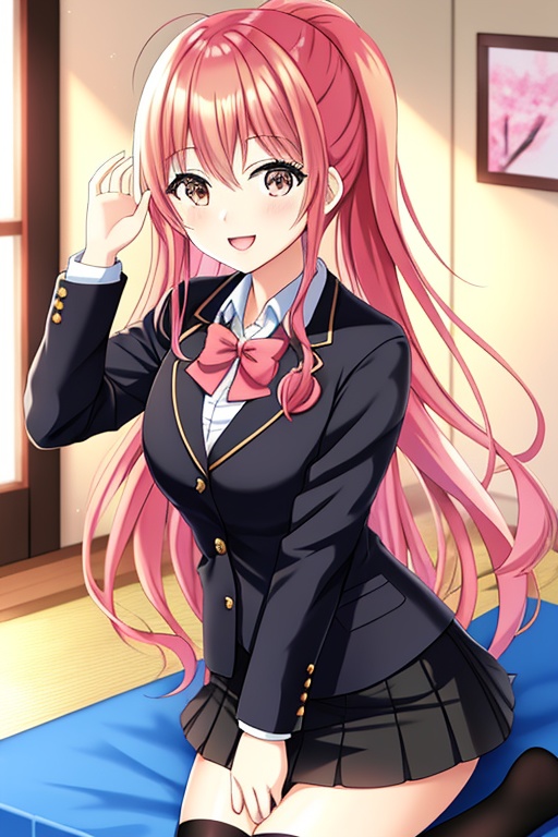 和室の黒い制服JK - haruto - BOOTH