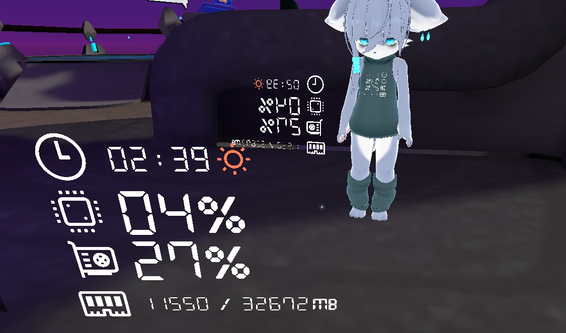 VRCHAT "OSC PC information" - catseed - BOOTH