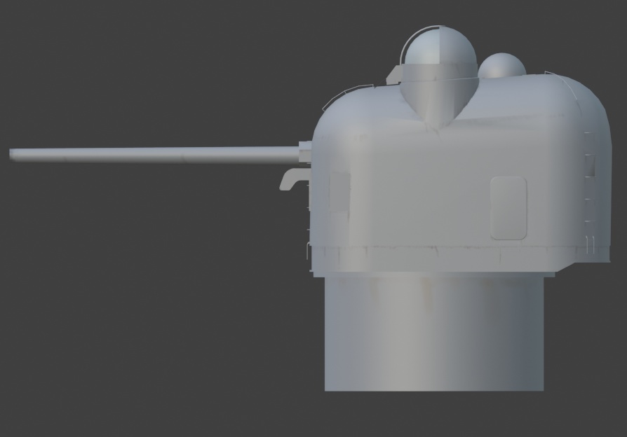 [無料]Mk.42 5インチ砲 [頭に乗せる砲シリーズ] - 軍部Haap - BOOTH