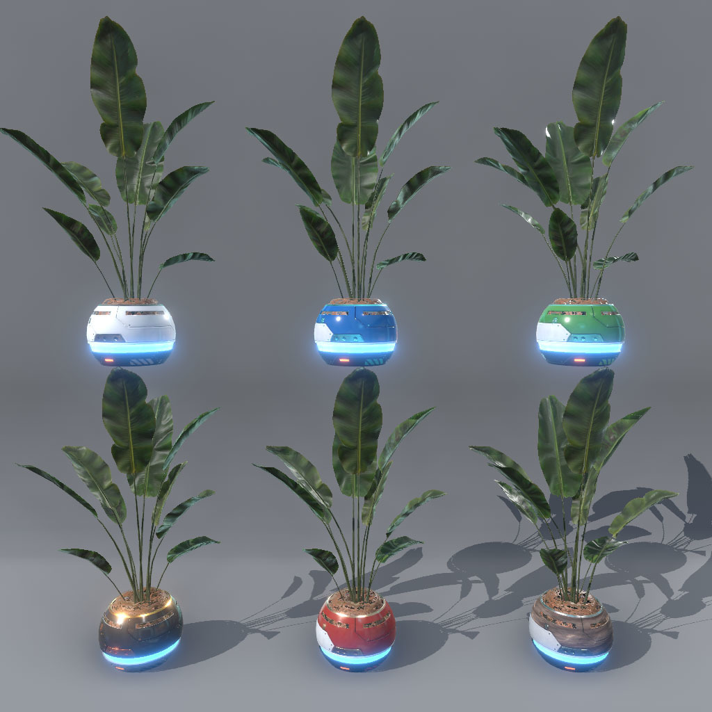 【VRChat想定】サイバー観葉植物(108点) - NewRarity - BOOTH