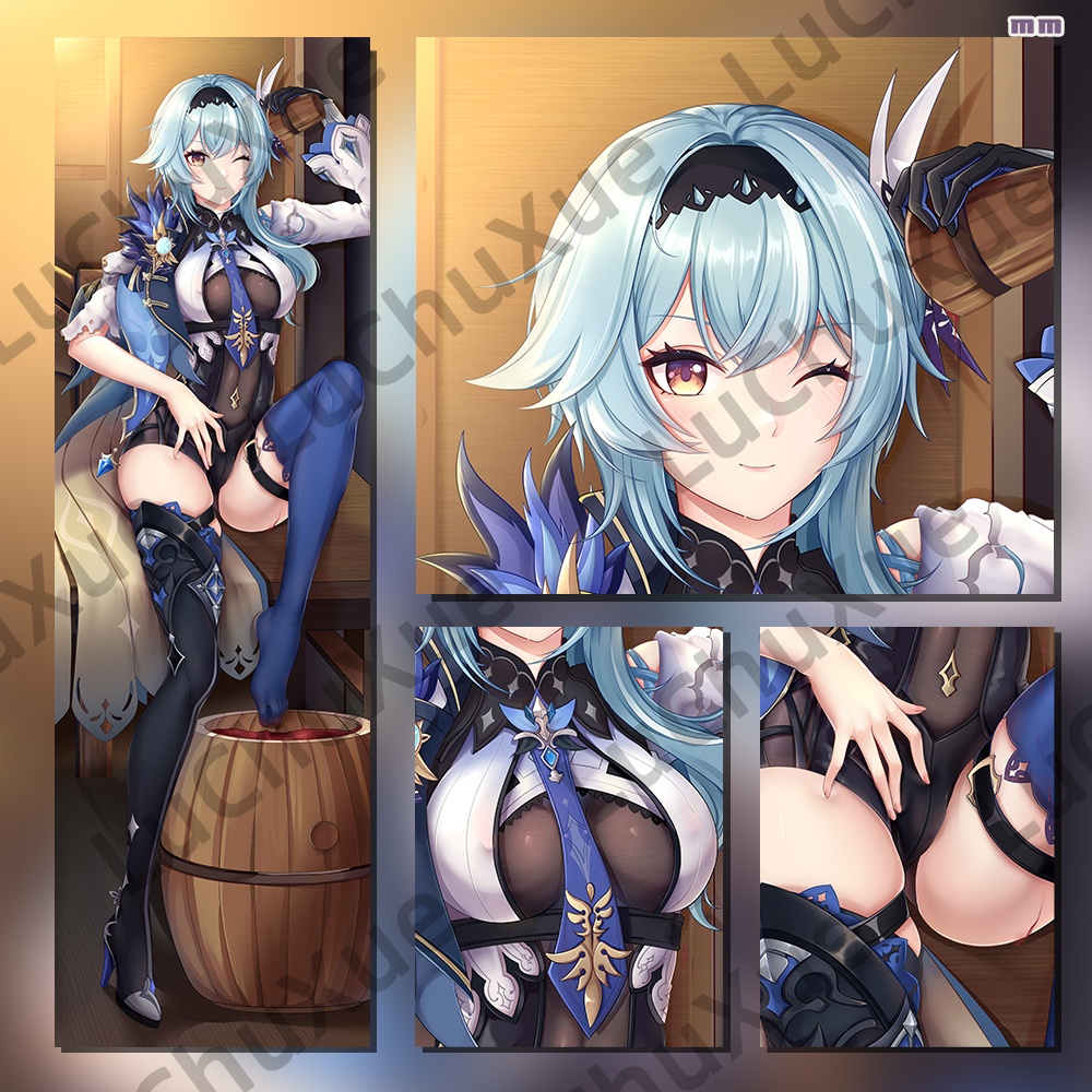 「委託販売」エウルア Eula Lawrence 原神 Genshin Impact 抱き枕カバー - 鹿初雪（黒桜） - BOOTH