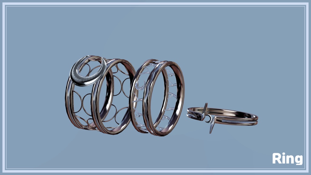 [Moon Set] ring＆choker - SIKI_GE - BOOTH
