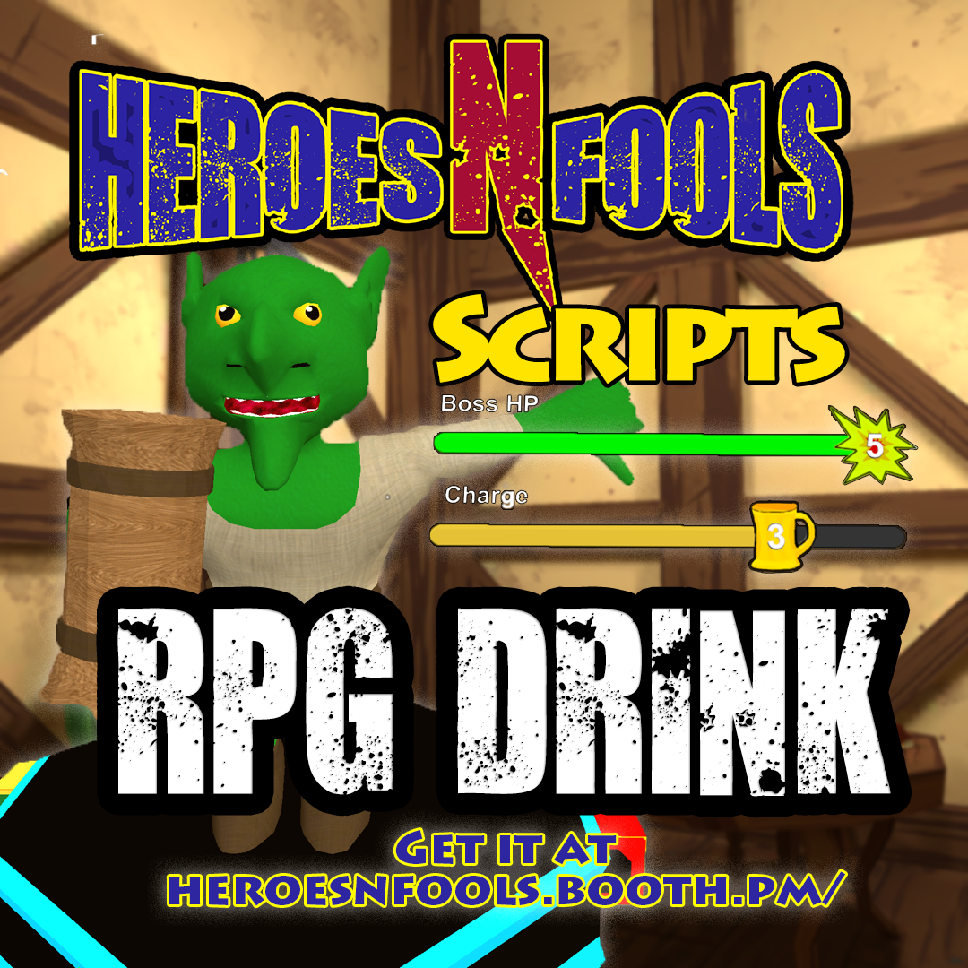 (HnF) RPG Drink Udon Drinking Game for VRChat - heroesnfools - BOOTH