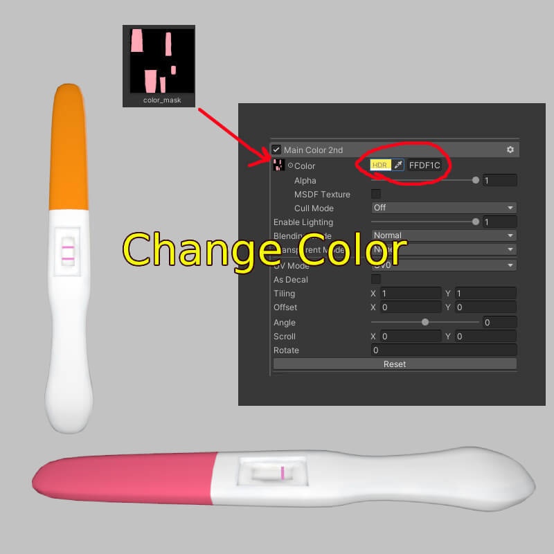 [3D Unity] [Modular Avatar] 妊娠検査薬 Pregnancy Test Kit - Sweet Forest - BOOTH