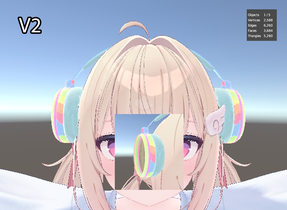 【VRChat】ヘッドホン MA, Audio Link - Sweet Forest - BOOTH