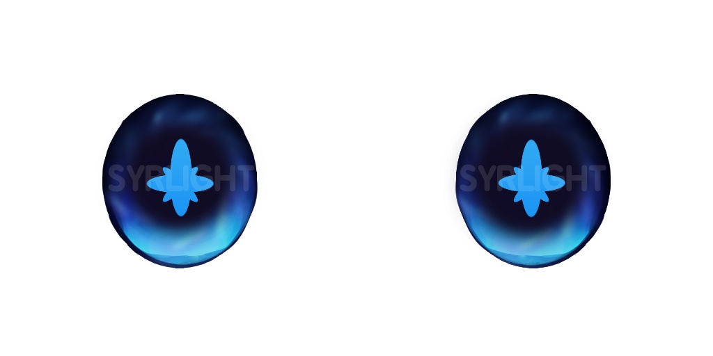 Blue Magic Eyes Texture for VRoid - Shira - BOOTH