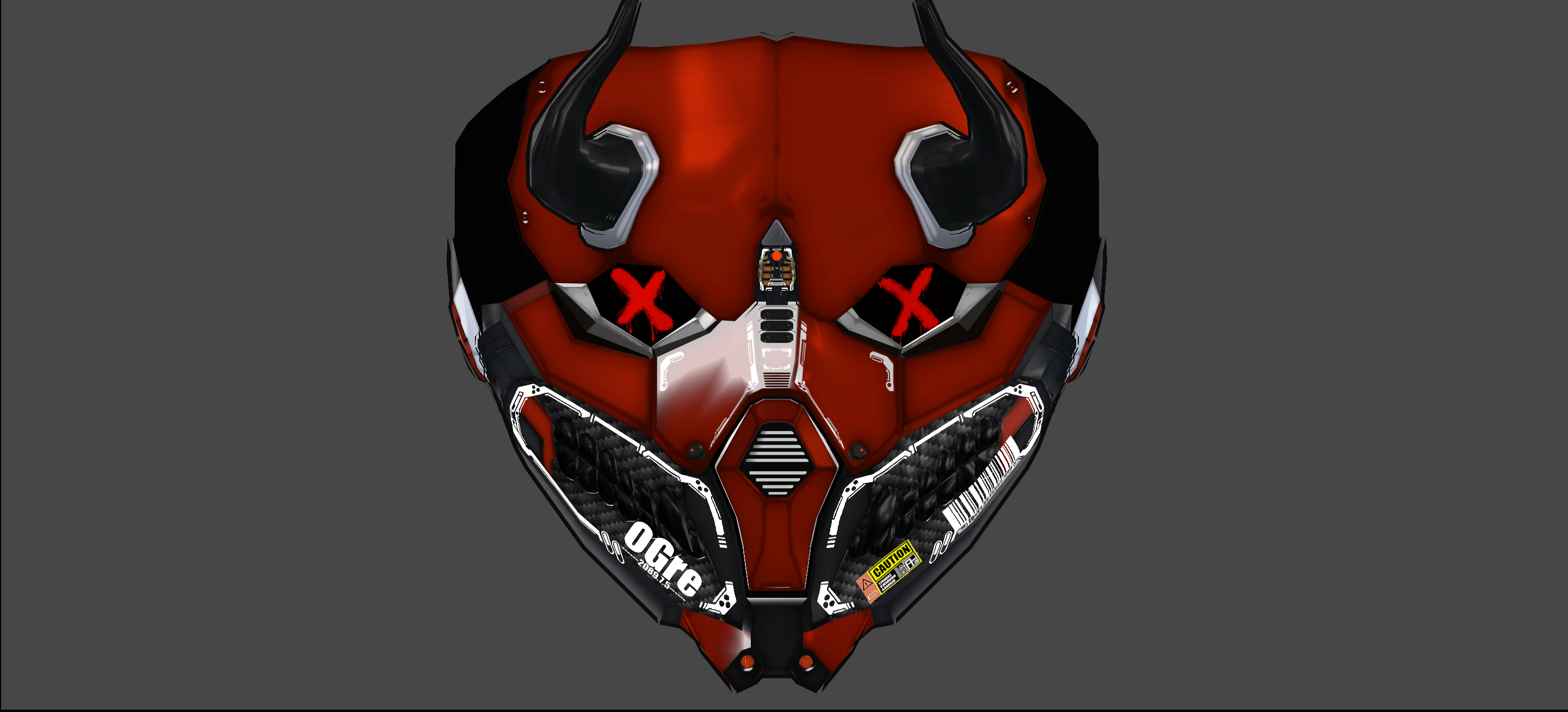 【VRchat用】OGRE-mask- - 冬蟲工房 - BOOTH