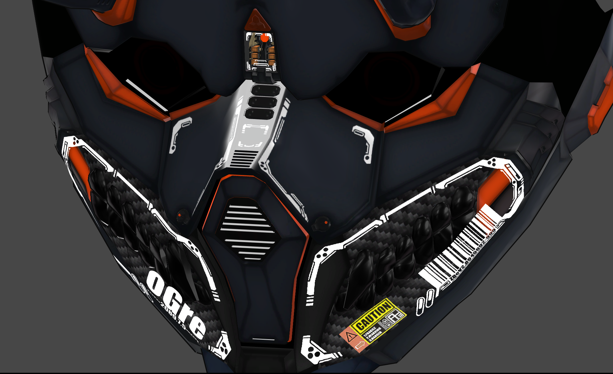 【VRchat用】OGRE-mask- - 冬蟲工房 - BOOTH