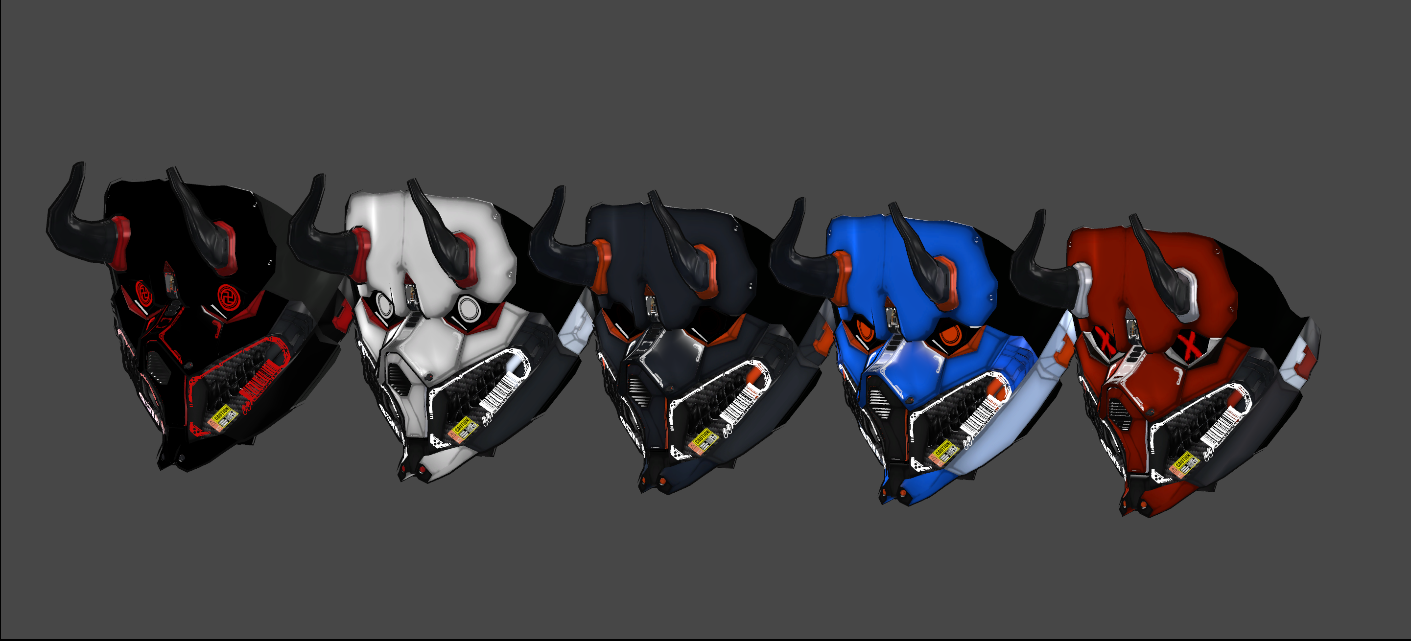 【VRchat用】OGRE-mask- - 冬蟲工房 - BOOTH