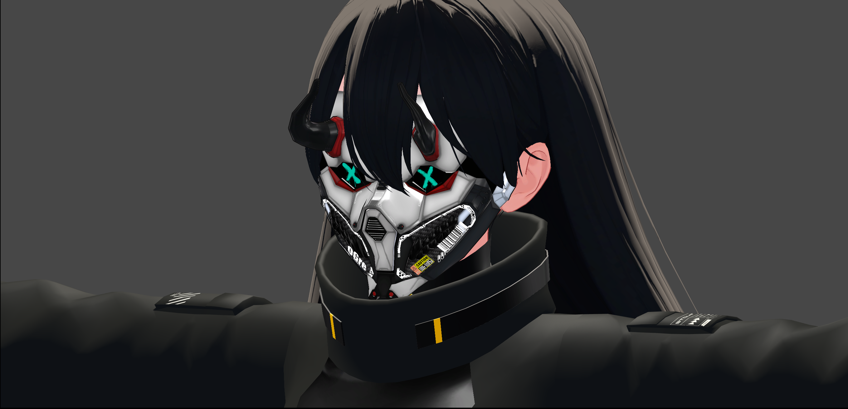【VRchat用】OGRE-mask- - 冬蟲工房 - BOOTH