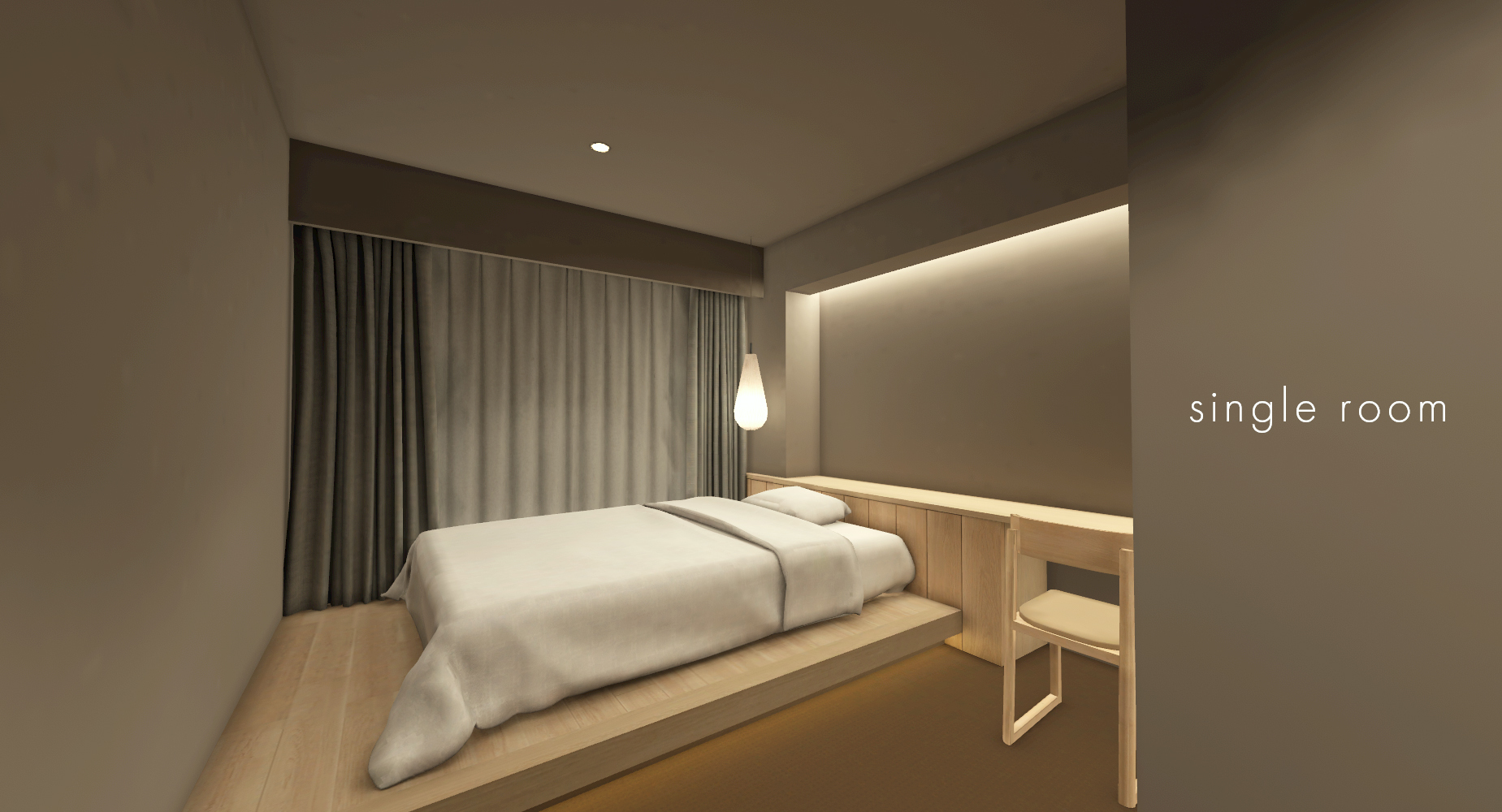 【VR用ワールド】single room ※主にcluster最適化 - radiocity - BOOTH