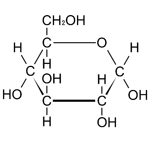 α-グルコース(環状構造) 構造式 - kyouzaiya - BOOTH