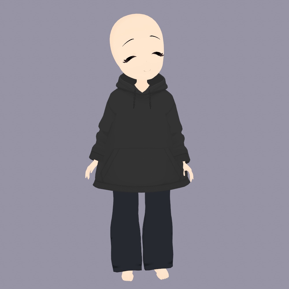 [FREE] Chibi VRoid Base - lazyblueberryy - BOOTH