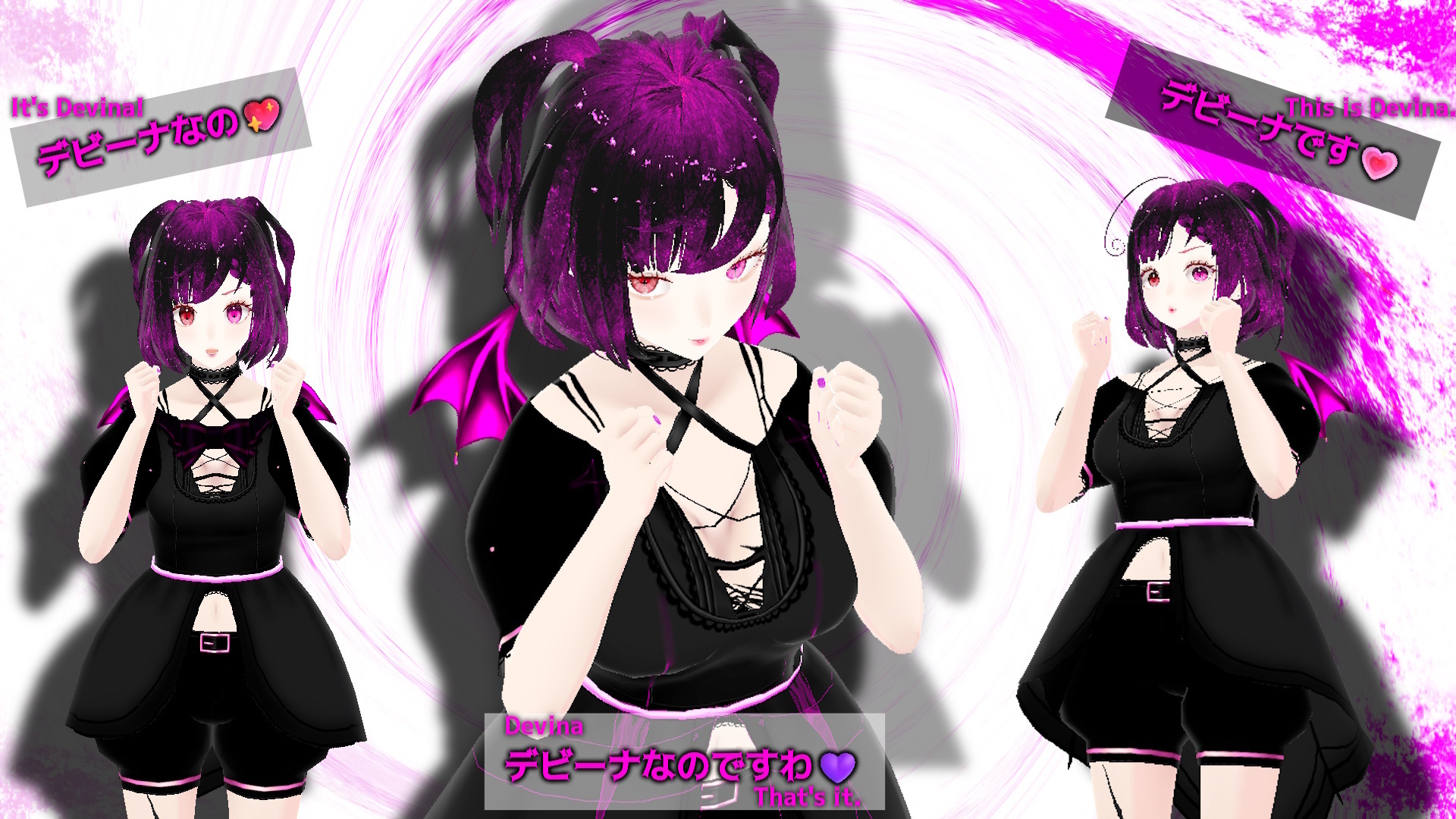 💜 R18OK 💜 オリジナル3Dモデル 💗 デビーナ 💗 pmx/vroid/vrm - sarisiya - BOOTH