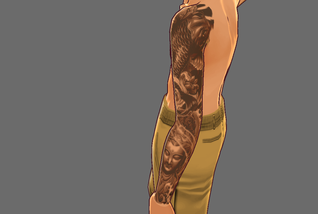 VRoid Arm Sleeve Tattoo 01 (タトゥー) - shaper-io - BOOTH