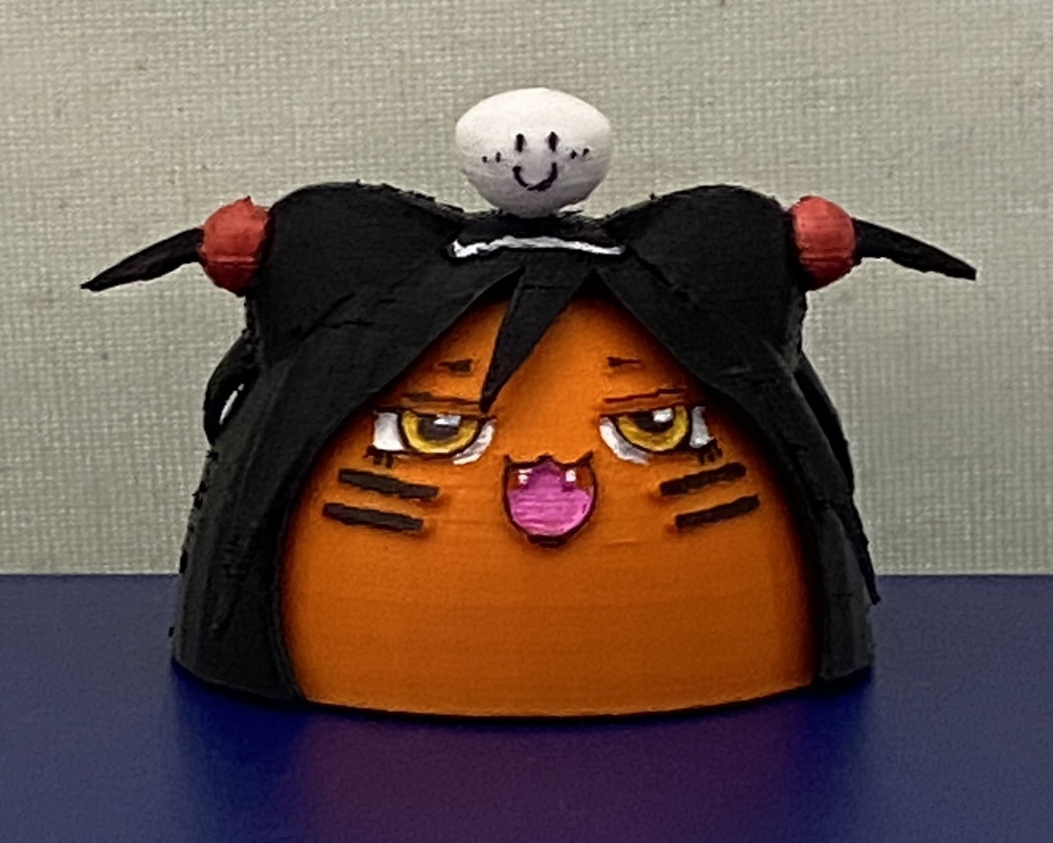 おゆちゃんちシリーズ第一弾 ガーリックシュリンプちゃん顔マネblobcat - のりたま3工房 - BOOTH