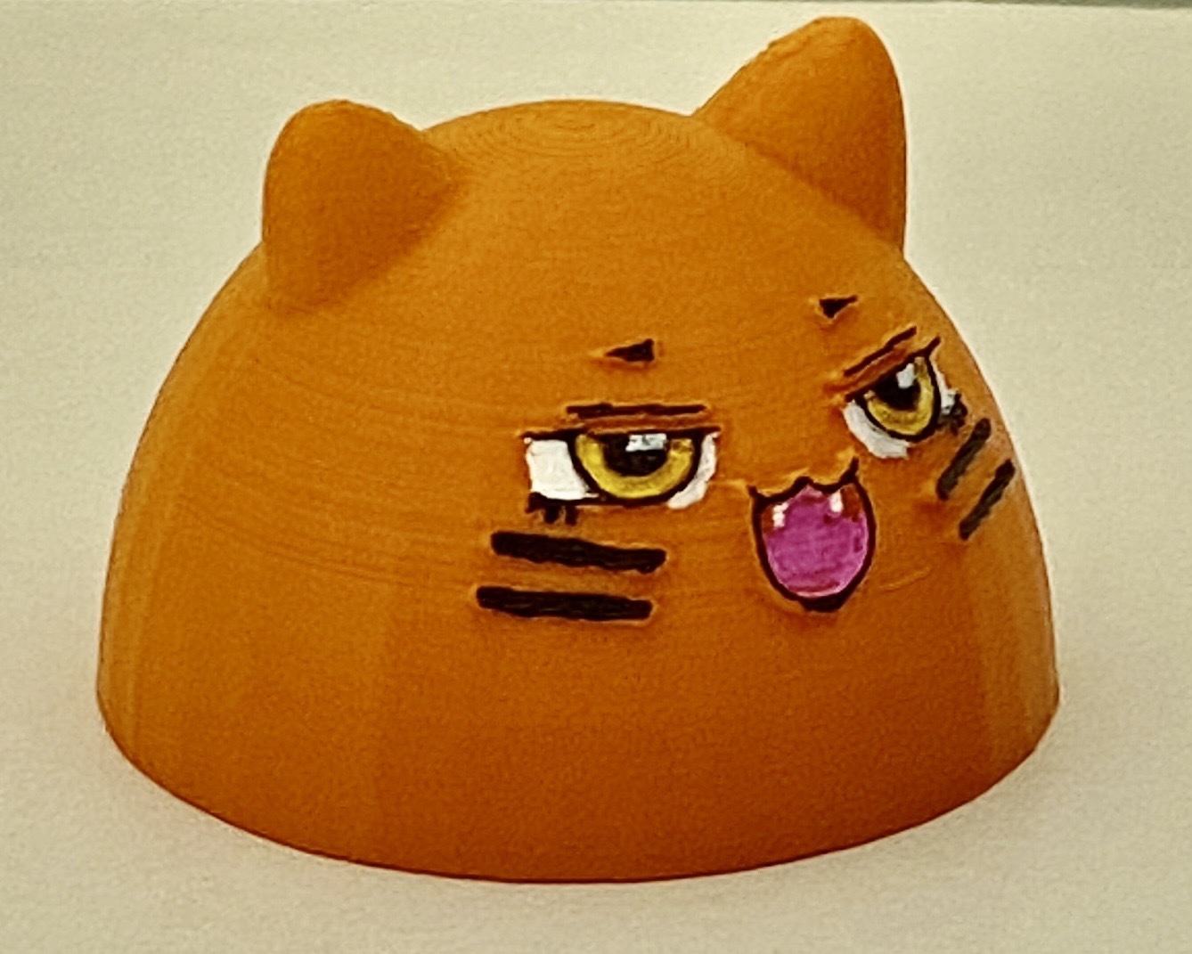 おゆちゃんちシリーズ第一弾 ガーリックシュリンプちゃん顔マネblobcat - のりたま3工房 - BOOTH