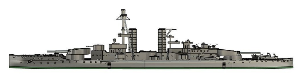 1/700 HSwMS Drottning Victoria / スウェーデン海軍 ドロットニング・ヴィクトリア - 森の工作倉庫 - BOOTH