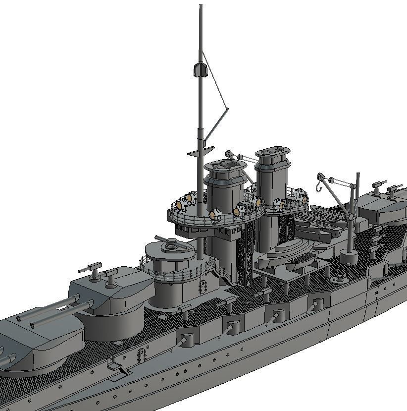 1/700 SMS Ersatz Monarch / オーストリア・ハンガリー二重帝国計画戦艦 エルザッツ・モナルヒ - 森の工作倉庫 - BOOTH