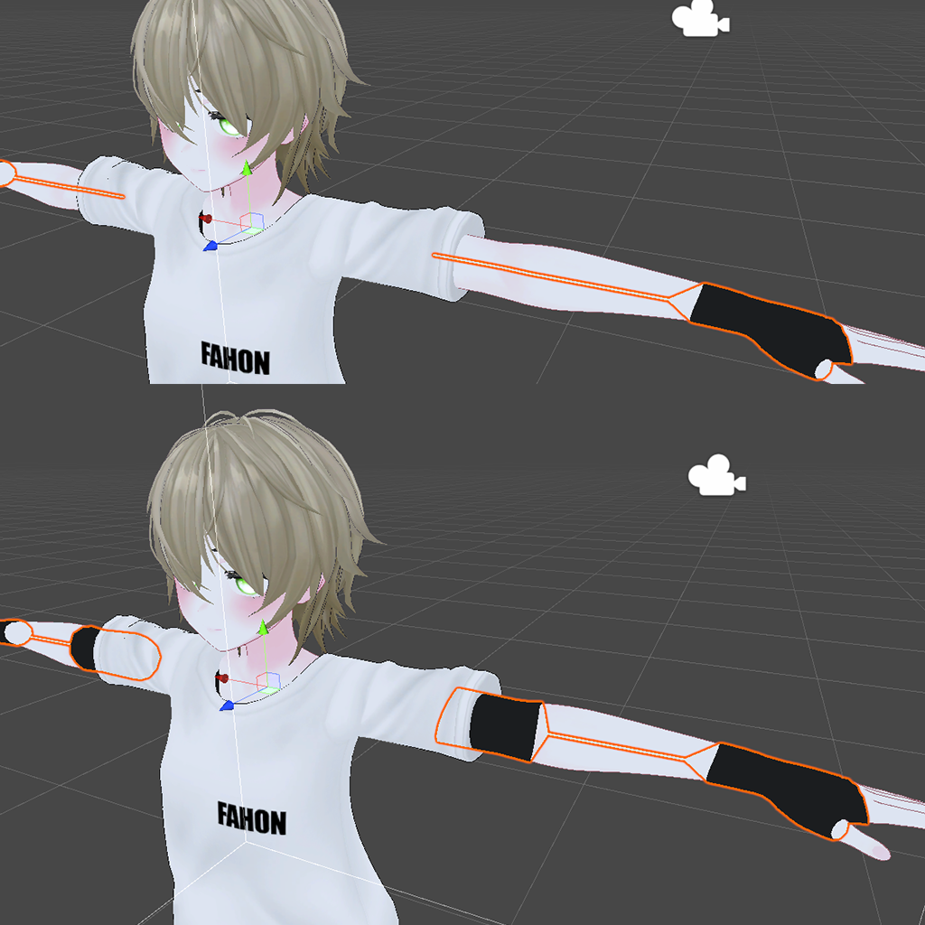 [VRChat想定] [FREE] 桔梗 Kikyo Arm Warmer 3D model - bnsstore - BOOTH
