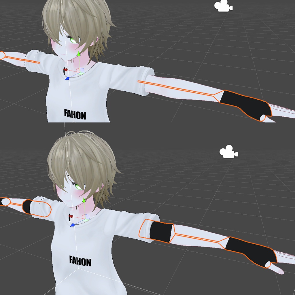[VRChat想定] [FREE] 桔梗 Kikyo Arm Warmer 3D model - bnsstore - BOOTH