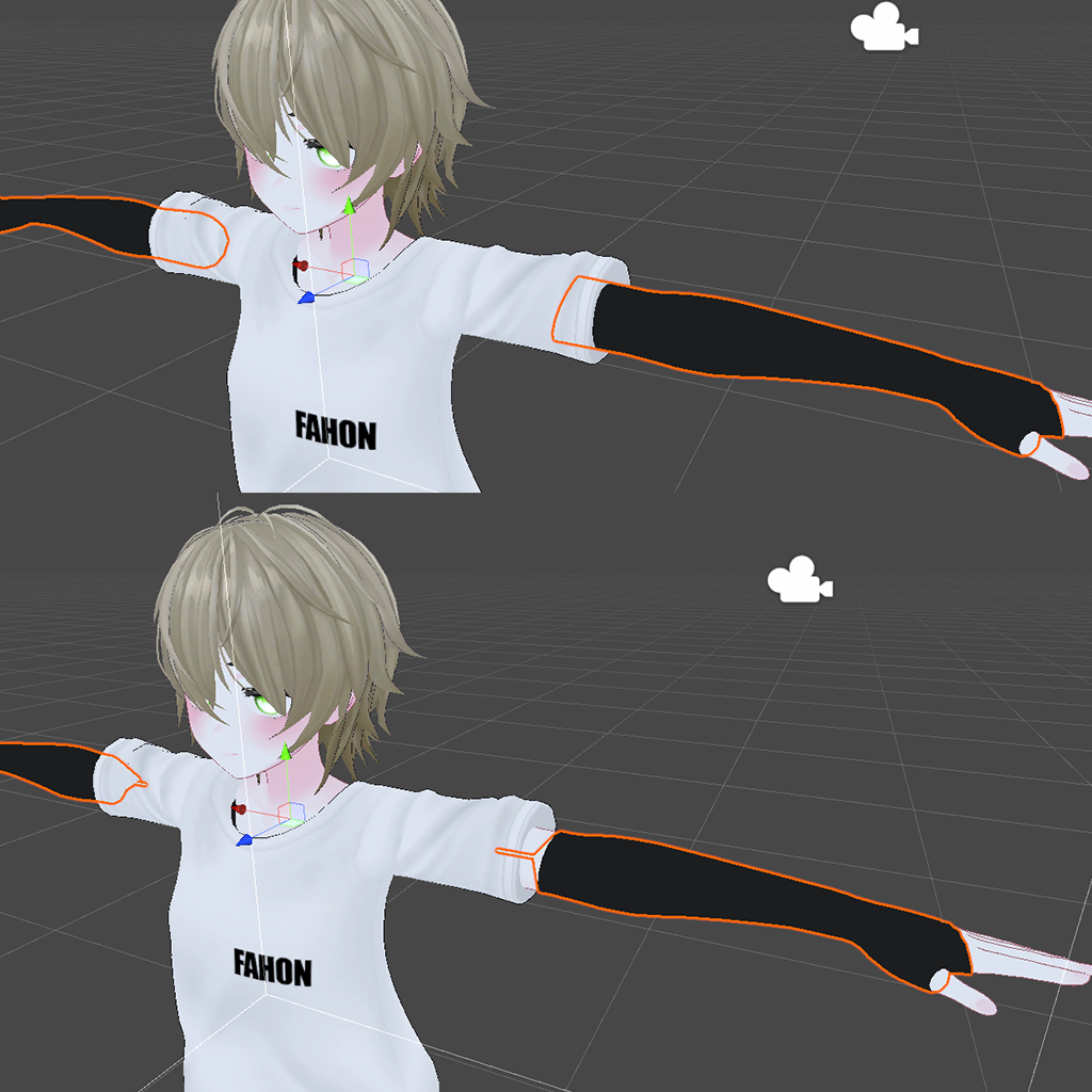[VRChat想定] [FREE] 桔梗 Kikyo Arm Warmer 3D model - bnsstore - BOOTH