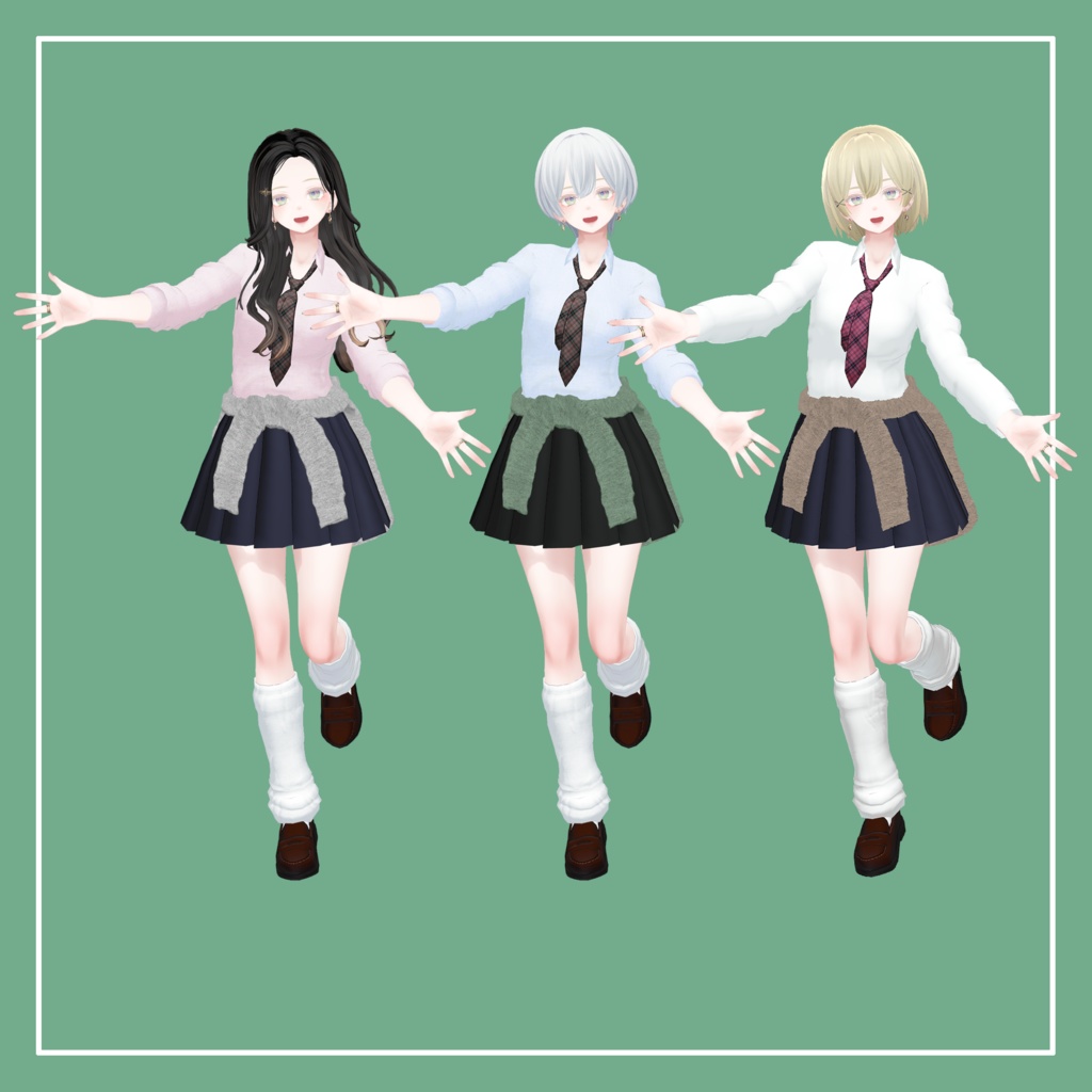 VRChat向け Shinra -森羅- JK Set（MA対応） - えれさとのお店 - BOOTH