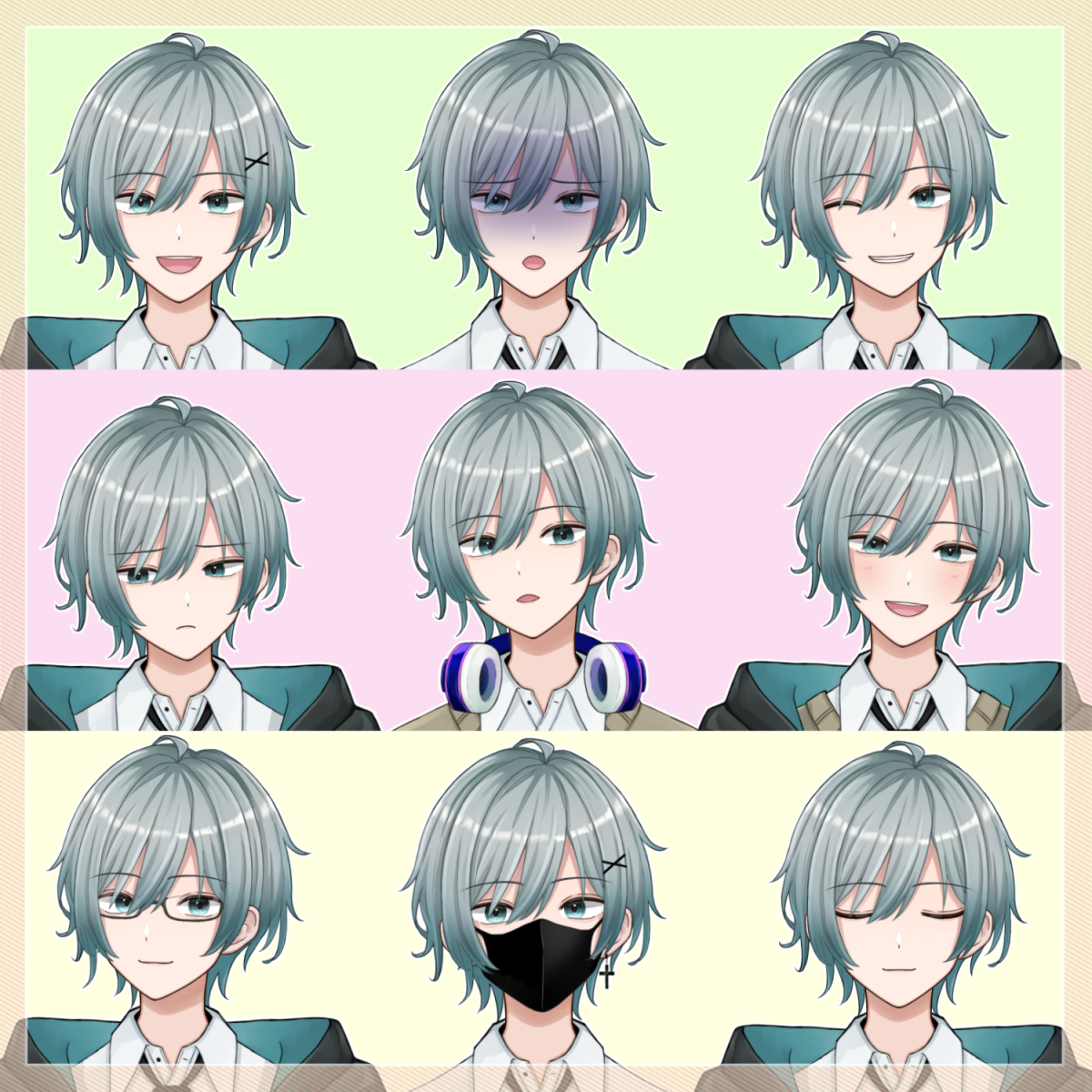 【VTuber汎用カスタムモデル】着せ替え男子【Live2D】 - USAGI STORE - BOOTH