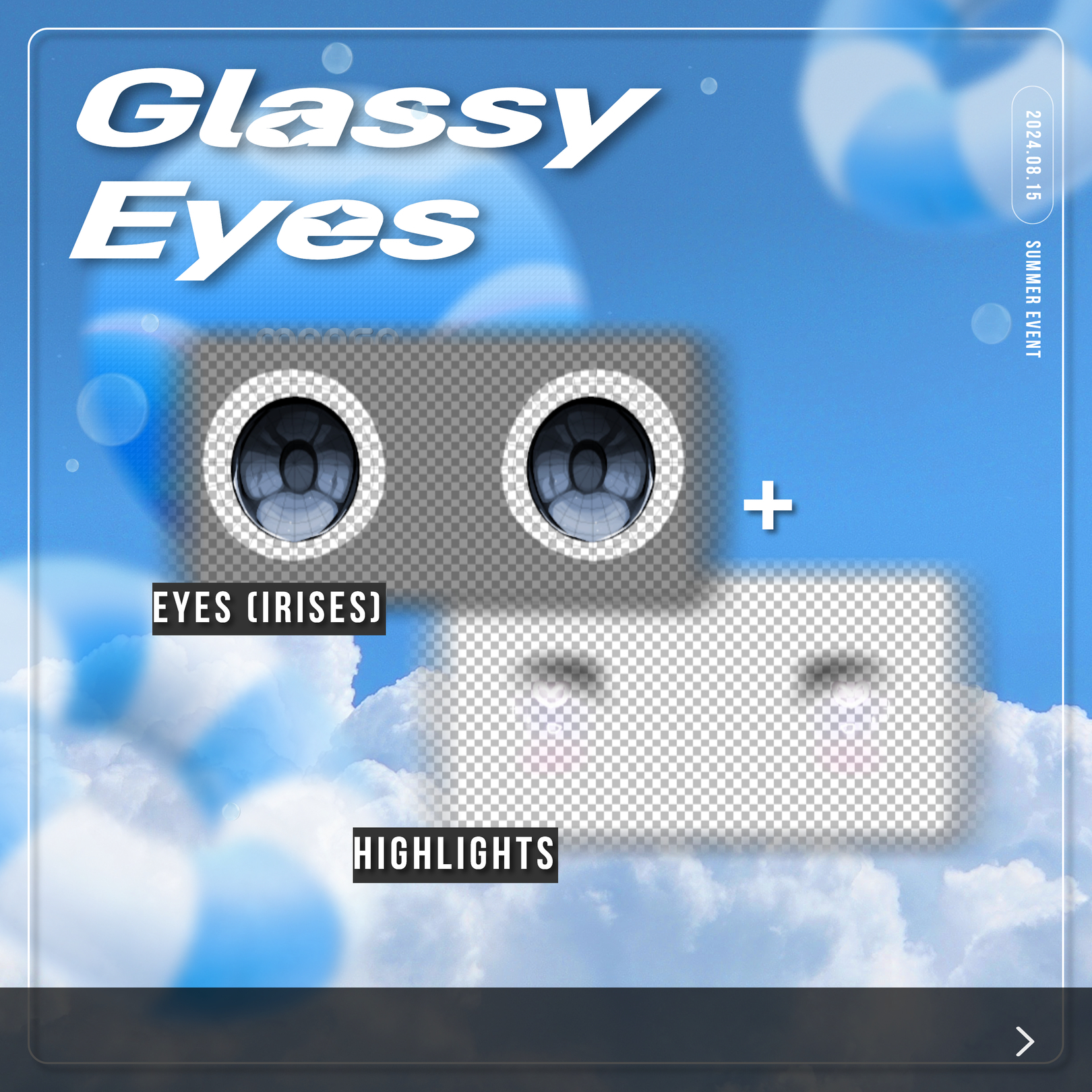 [VROID] きらきら Eyes & Highlights (free) - xoxo88 - BOOTH