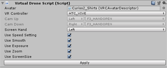 [VRChat] Virtual Drone - Curiss VRCTools - BOOTH