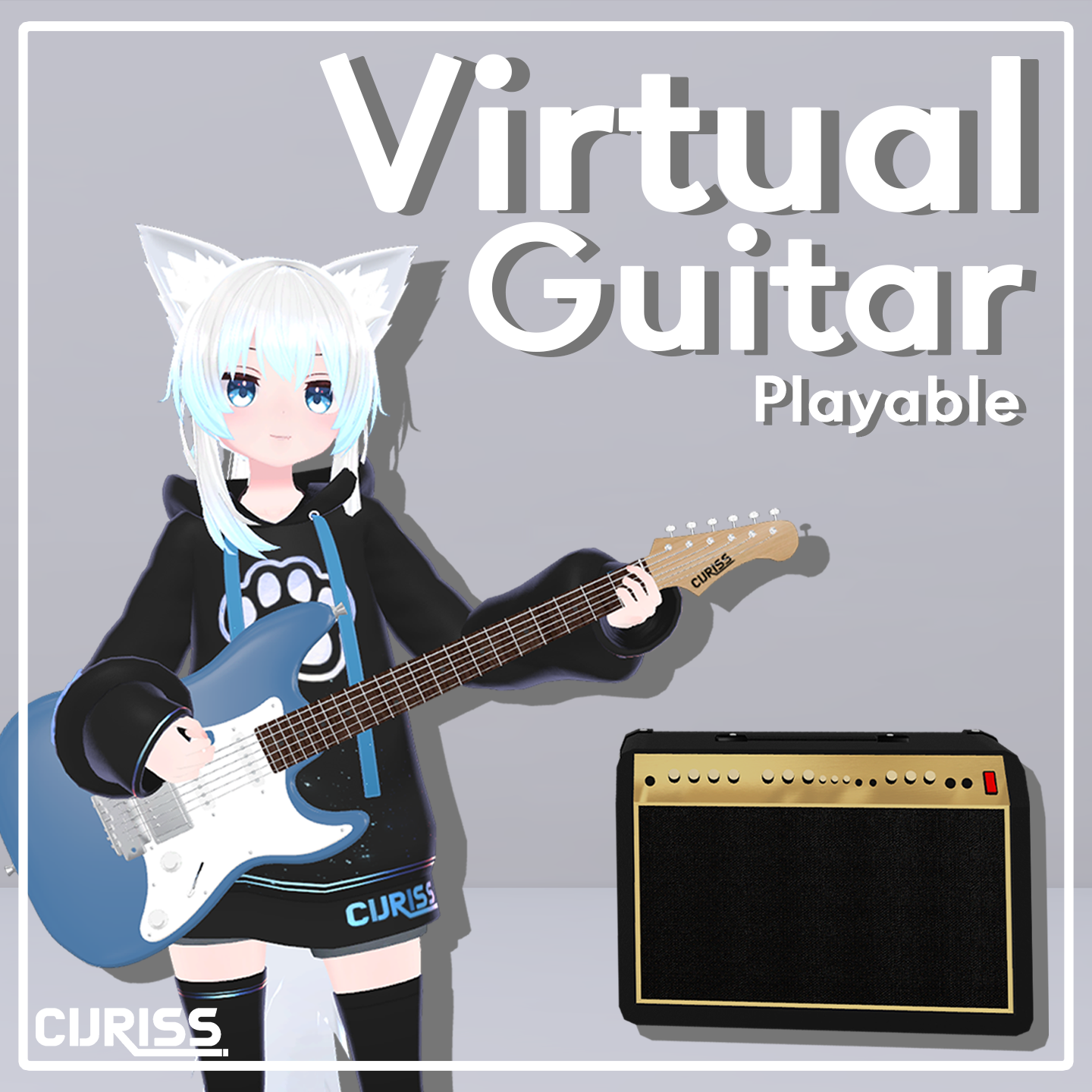 [VRChat] VRC Virtual Guitar - Curiss VRCTools - BOOTH