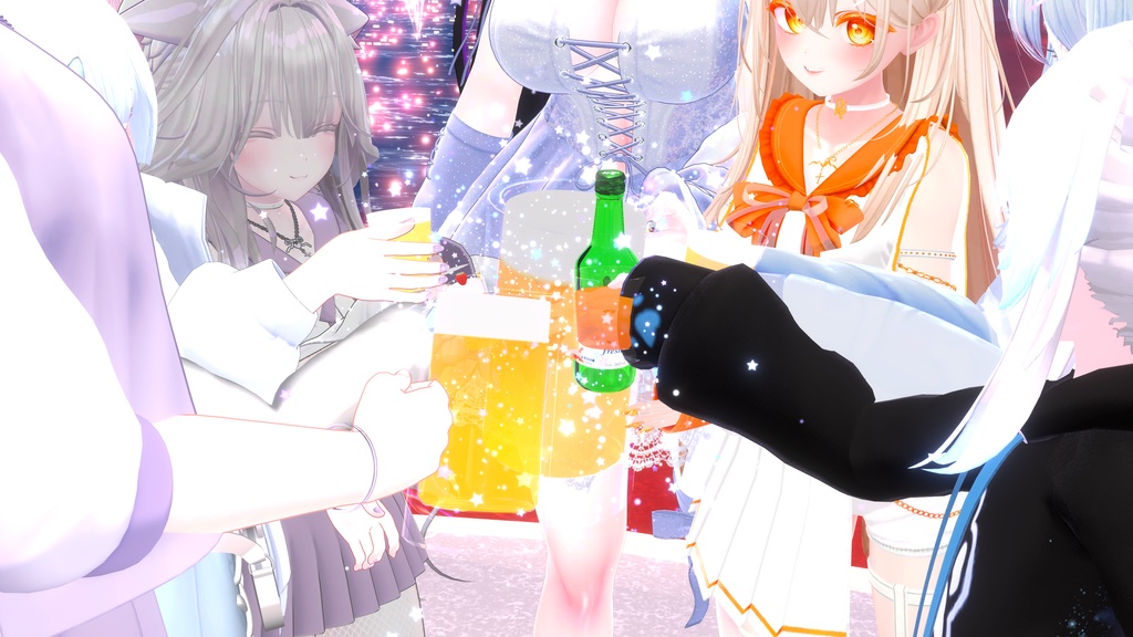 [VRChat] Kanpai Glass - Curiss VRCTools - BOOTH