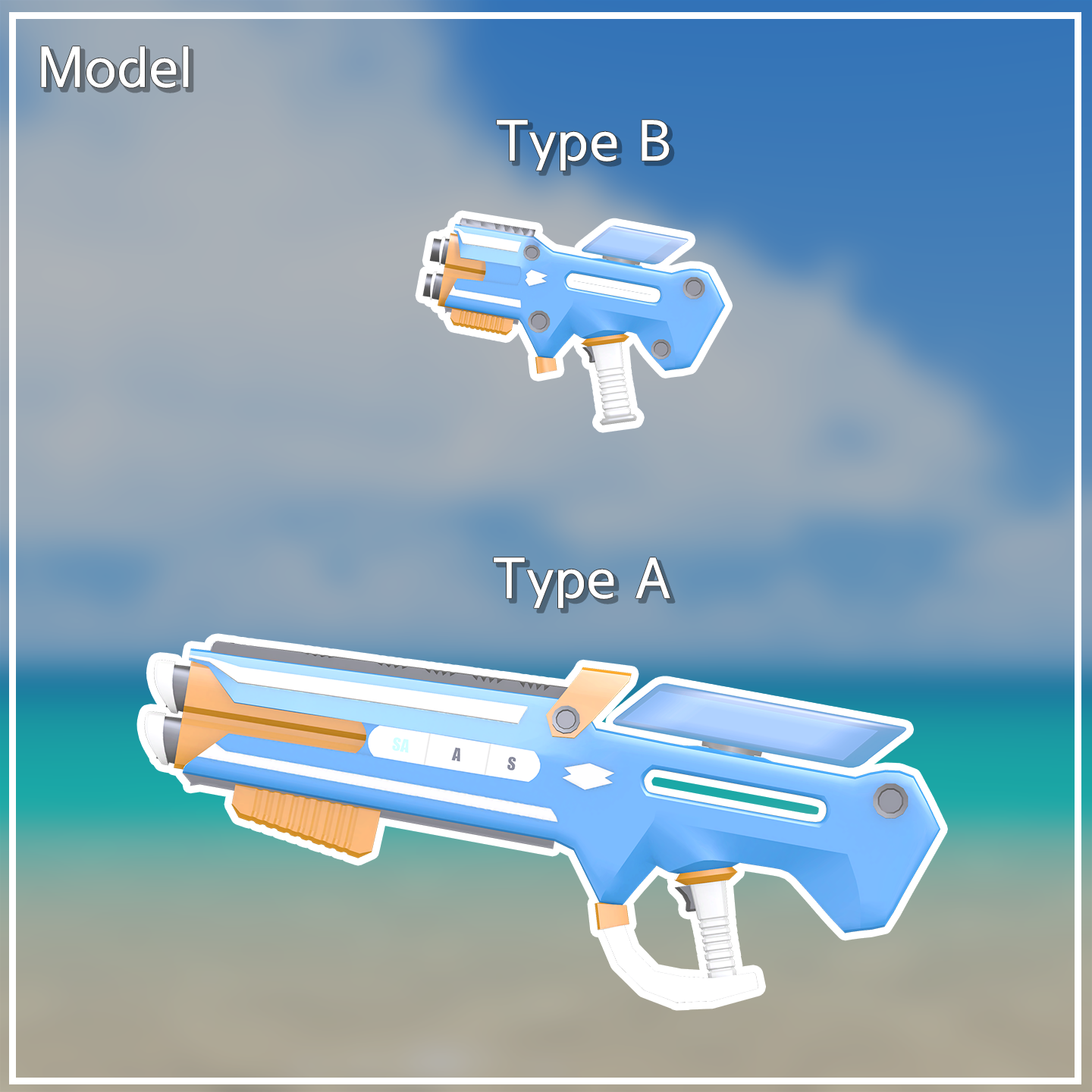 [VRChat] B_Watergun - Curiss VRCTools - BOOTH