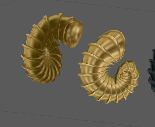 12 3D Ram horns - dallo5013 - BOOTH