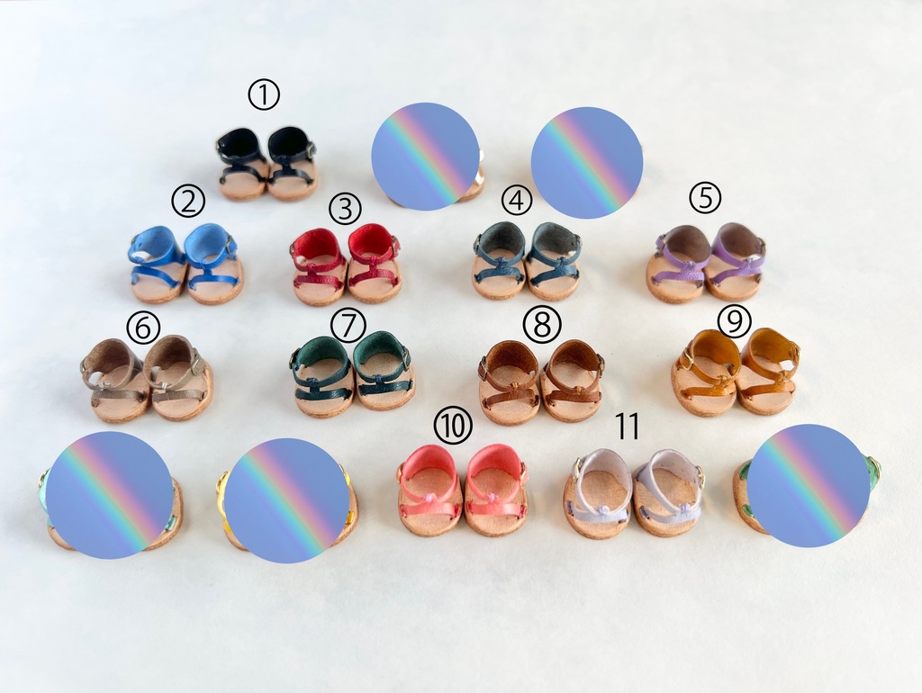 kumukuku（Puko）サイズのサンダル - aoiumi - BOOTH