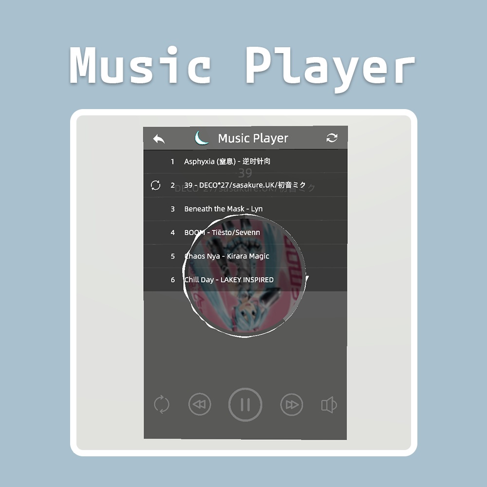 Music Player | AudioLink | UdonSharp | VRChat World [SDK3] - YM STORE ...